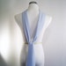 Ice Blue Chiffon Evening Wrap / Shawl – Custom Made Ice Blue Chiffon ...