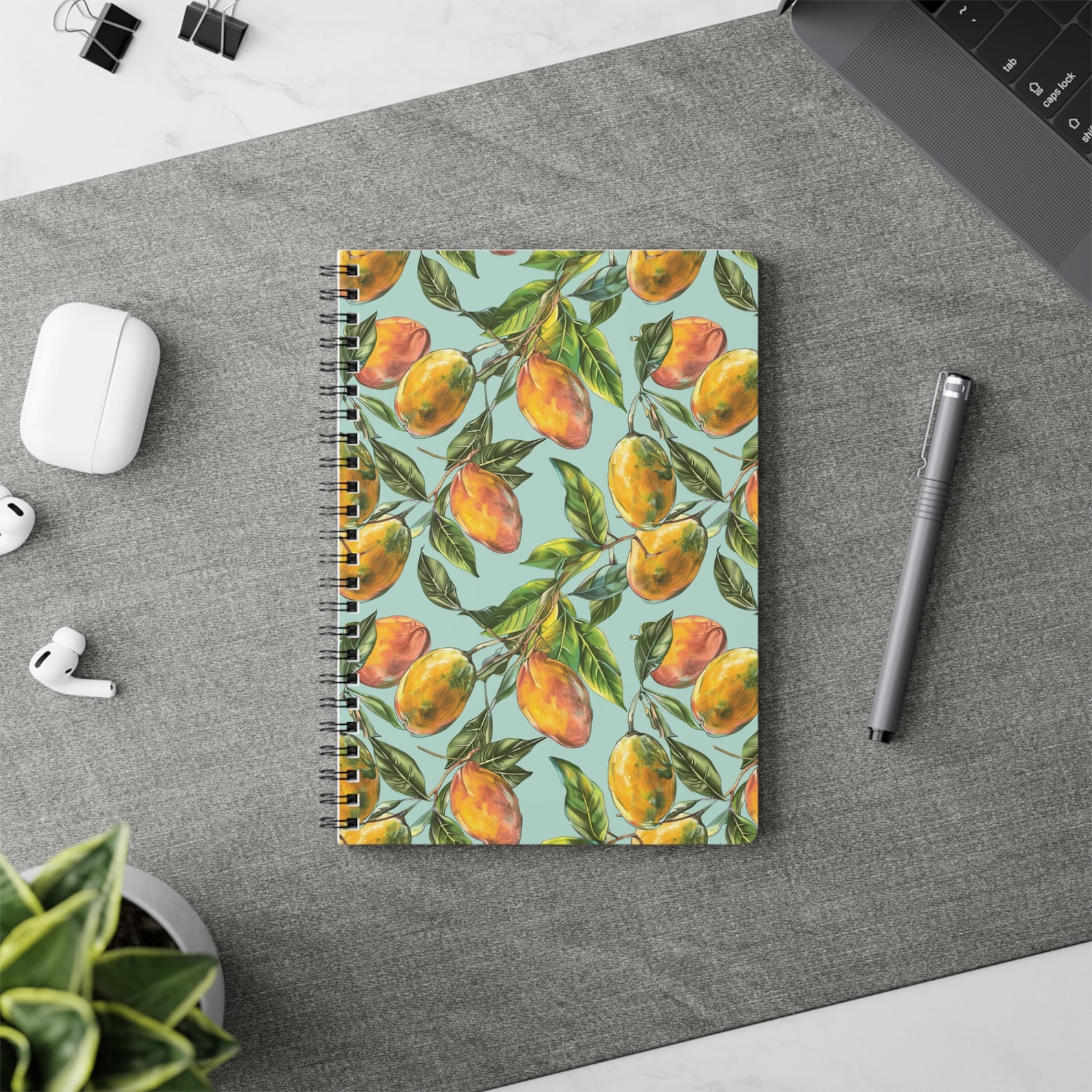 Tropical Mango Printable Paper Pack Seamless Pattern Designs Digital ...