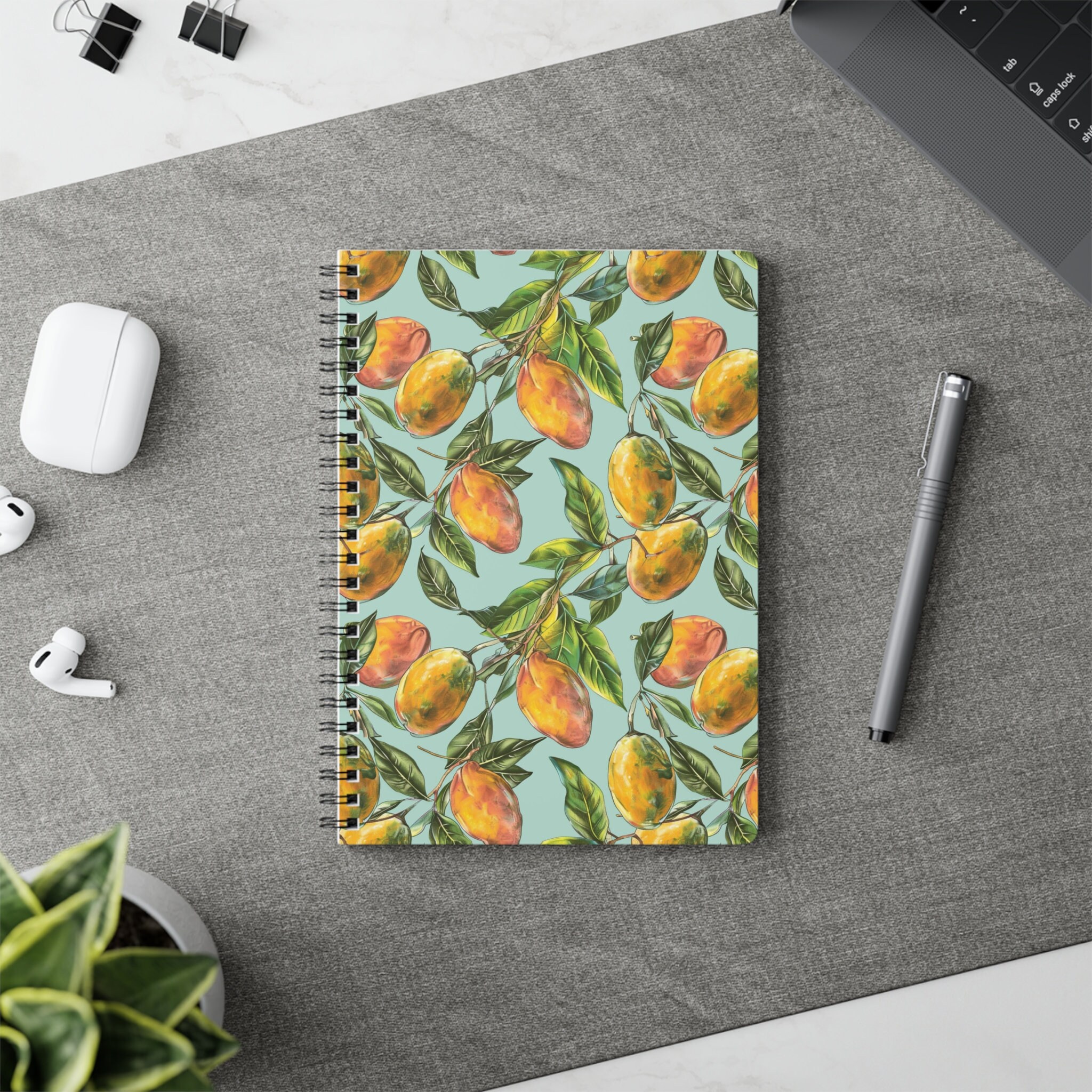 Tropical Mango Printable Paper Pack Seamless Pattern Designs Digital ...