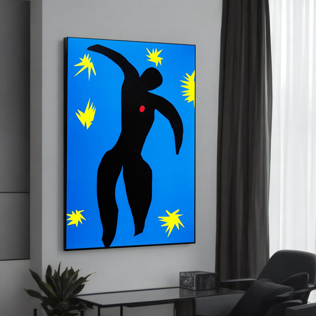 Henri Matisse Icarus Canvas Painting - Modern Art Masterpiece, Ready to ...
