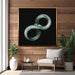 Infinite Serpent - Modern Canvas Painting of a Snake in an Infinity ...