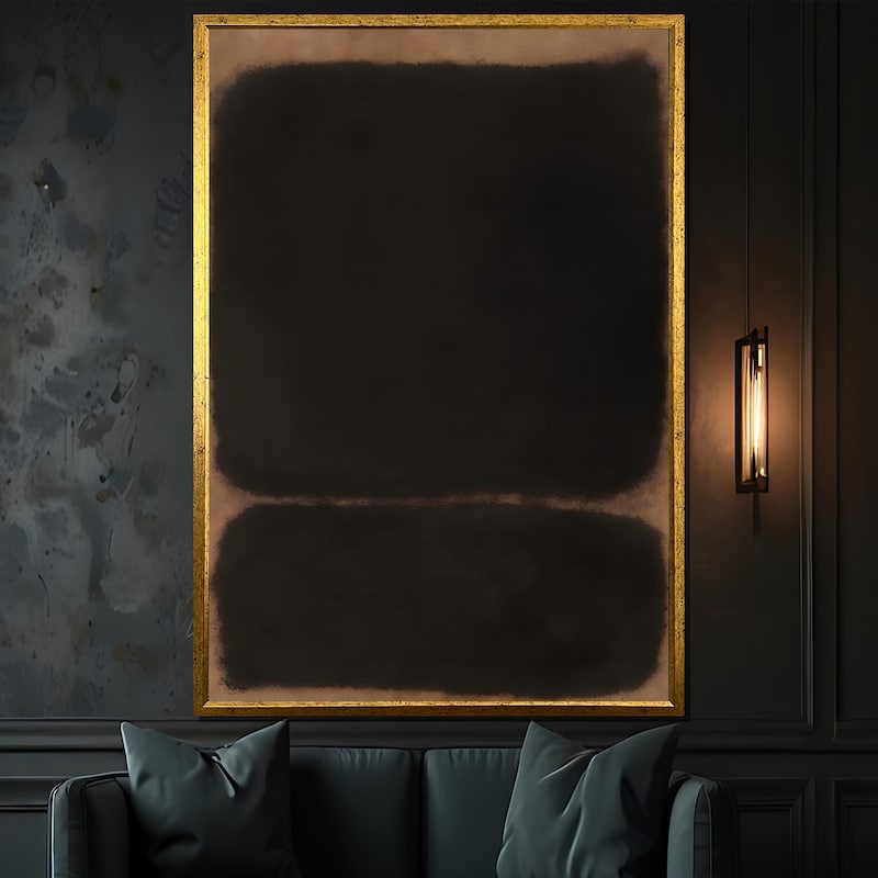 Rothko Brown Painting - Etsy