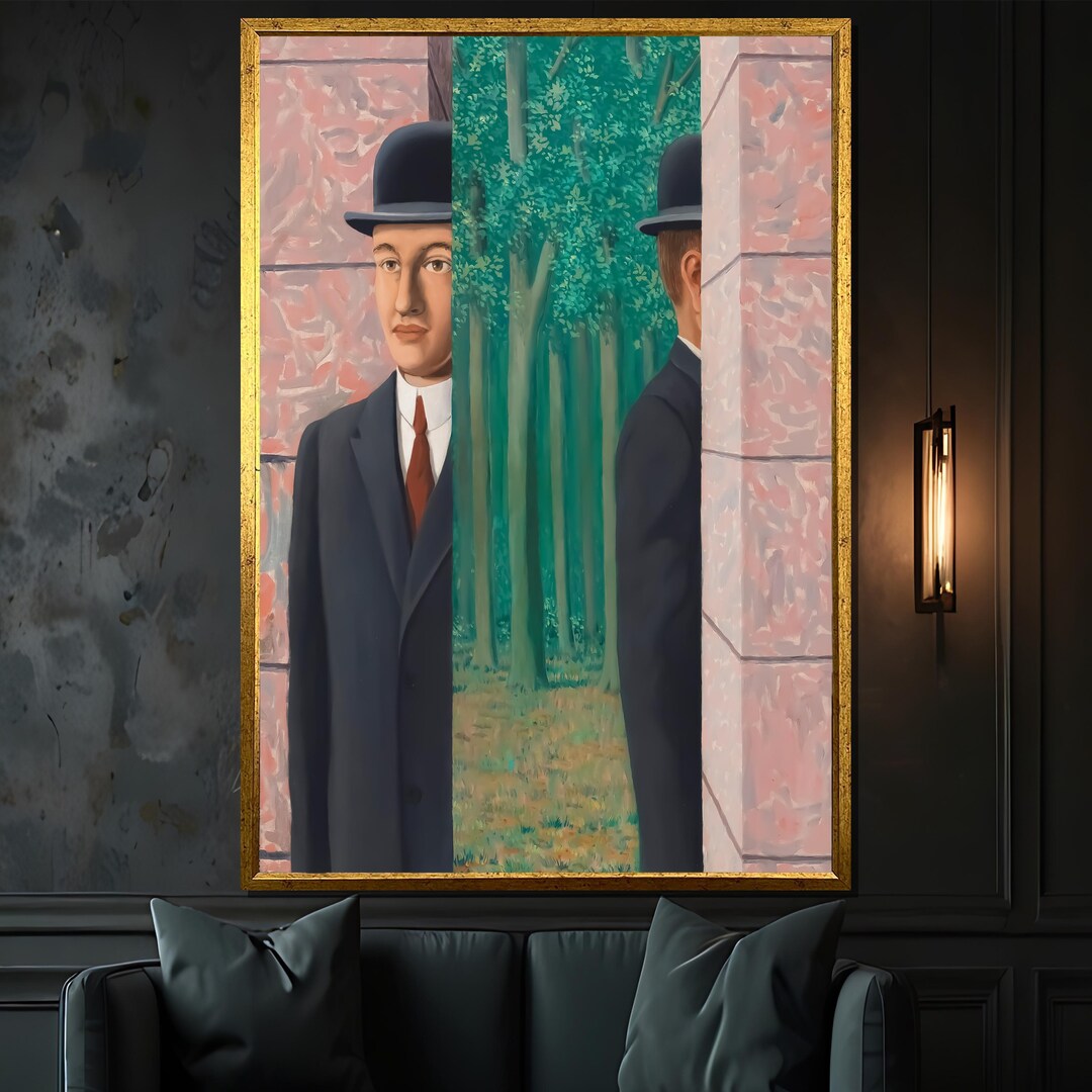 René Magritte 'in Search of Pleasure' Canvas Painting Gift - Surrealism ...