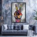 Graffiti Peace Sign Canvas Painting Gift - Bold and Colorful Street Art ...