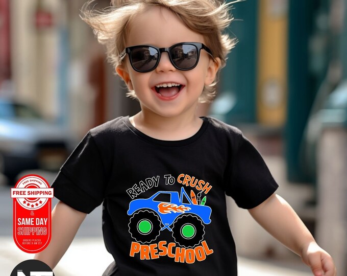 Custom Preschool Shirt, Ready to Crush Preschool Shirt, Custom Name ...
