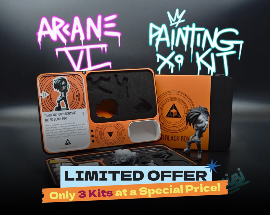 VI Arcane League of Legends Figurine DIY Painting Kit, All-in-one ...