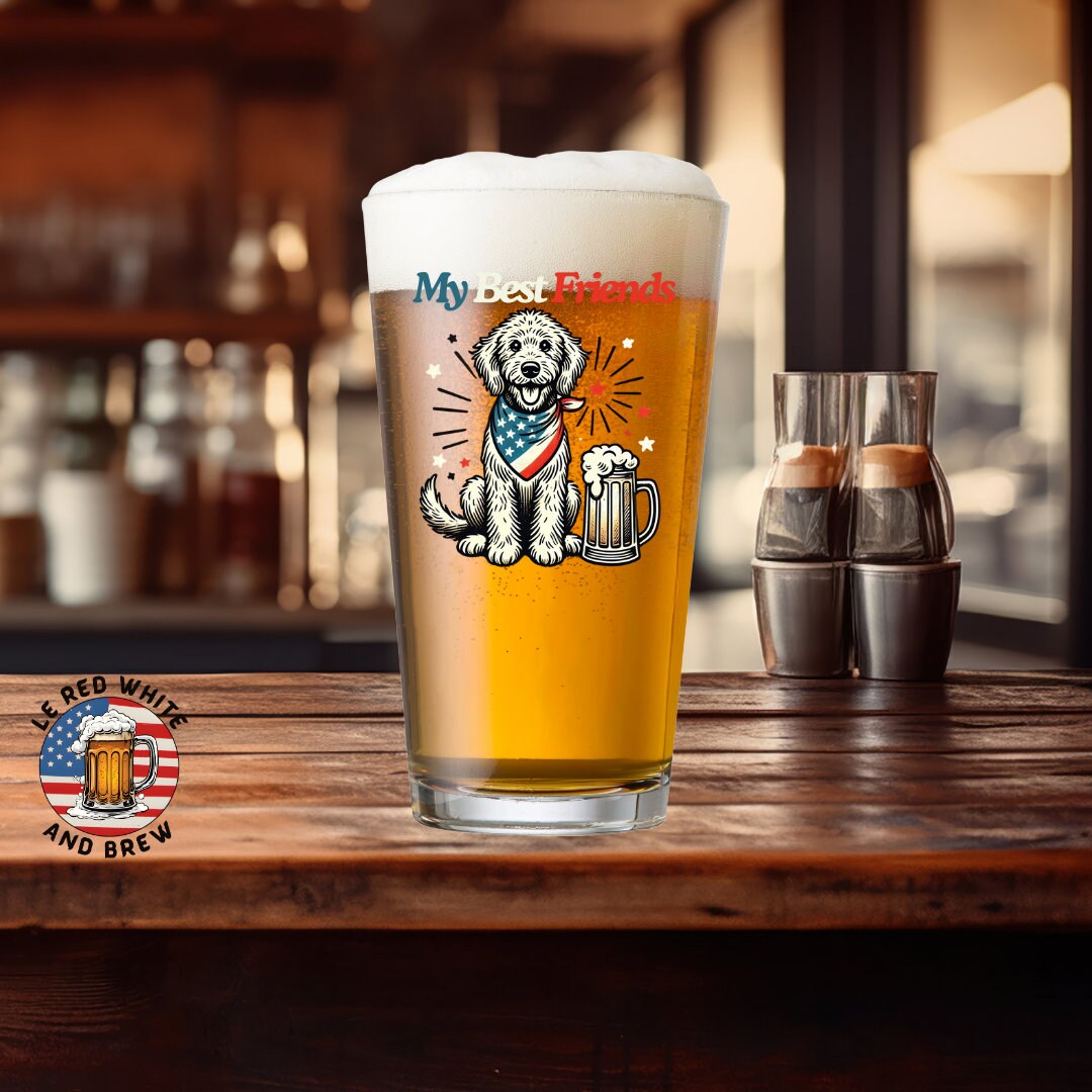 My Best Friends Beer Glass, Beer Pint, Beer Glass, Beverage Glass, Beer ...