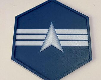 E3 Space Force Guardian Rank Plaque - Etsy