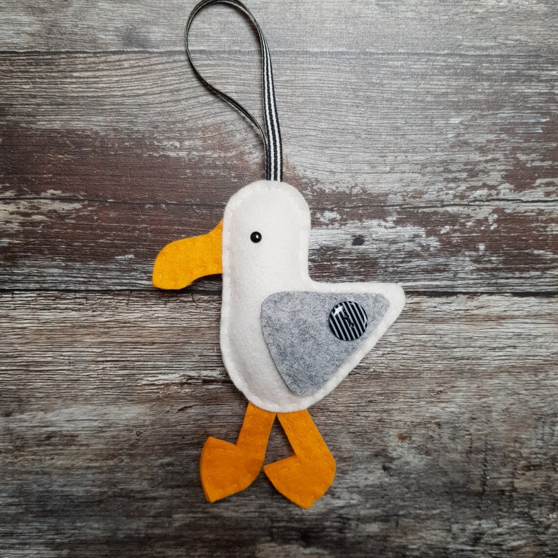 Felt Seagull Christmas Tree Decoration - Handmade - Etsy