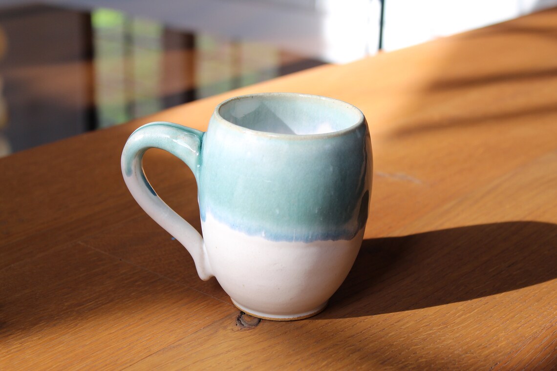 Half and Half Cappuccino Mugs - Etsy
