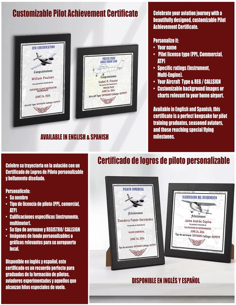 Private Pilot Achievement Certificate - Etsy