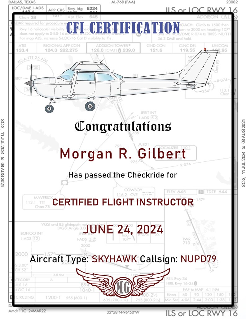 Private Pilot Achievement Certificate - Etsy