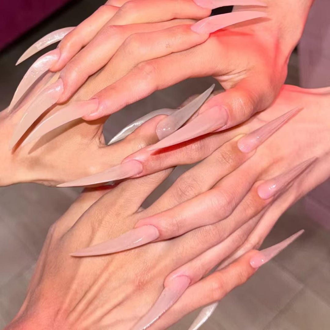 Westempress | Extra Long Claw Nails,handmade,acrylic Nails,eagle Nails ...