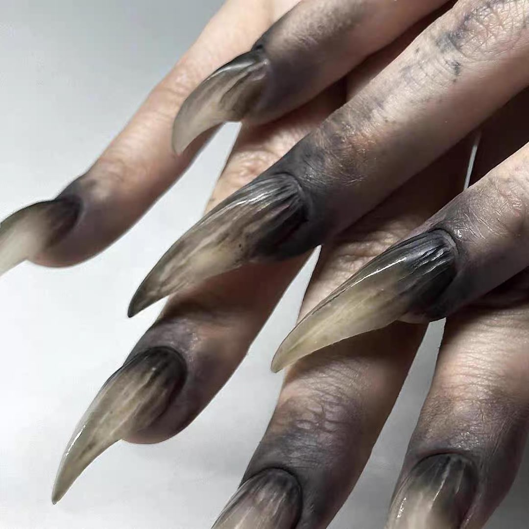 Westempress | Zombie Nails Werewolf Nails Claw Nails Claw Press on ...