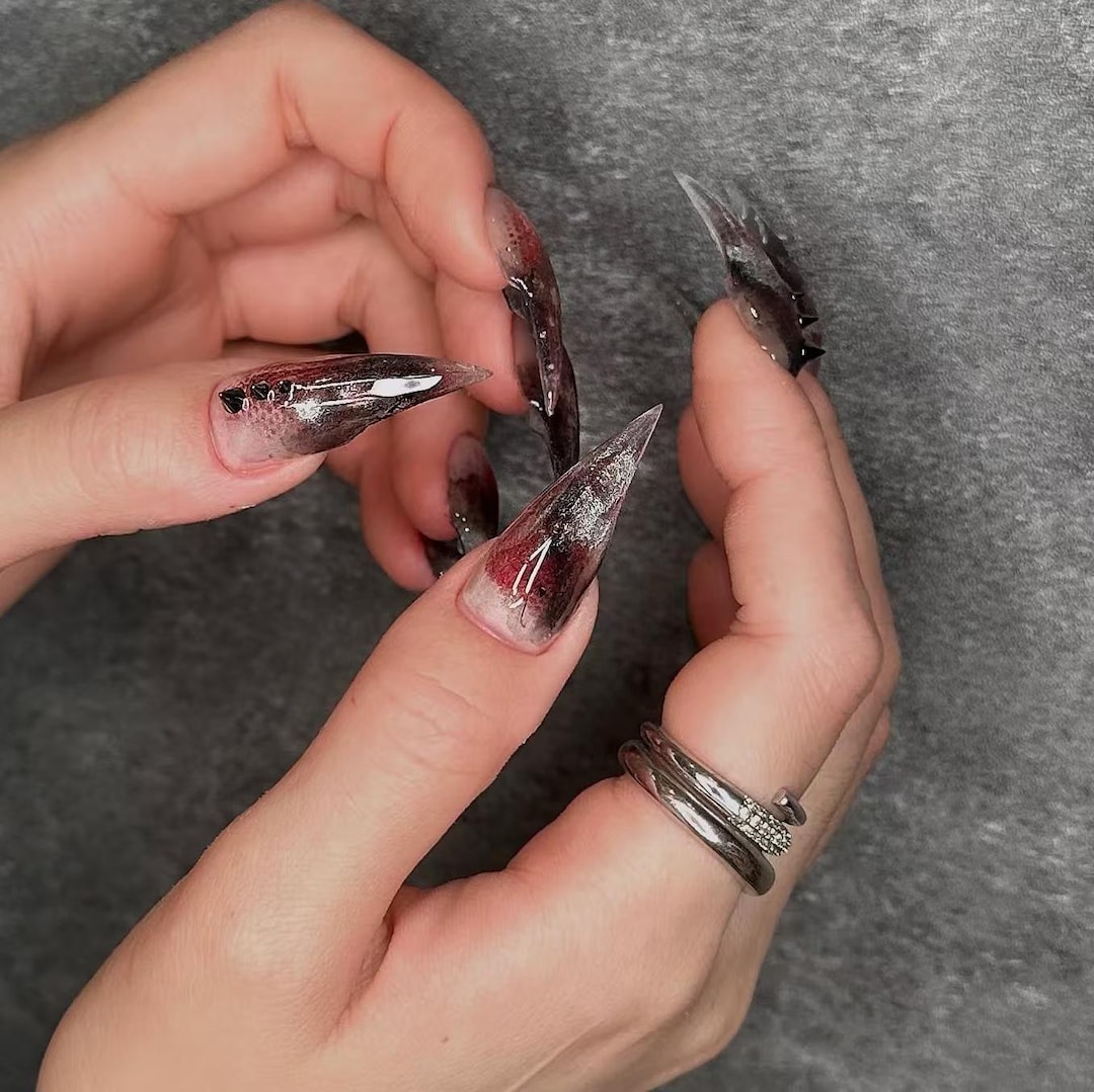 Raptor Claw Nails Werewolf Nails Cat Claw Press on Nail Talon Nails ...