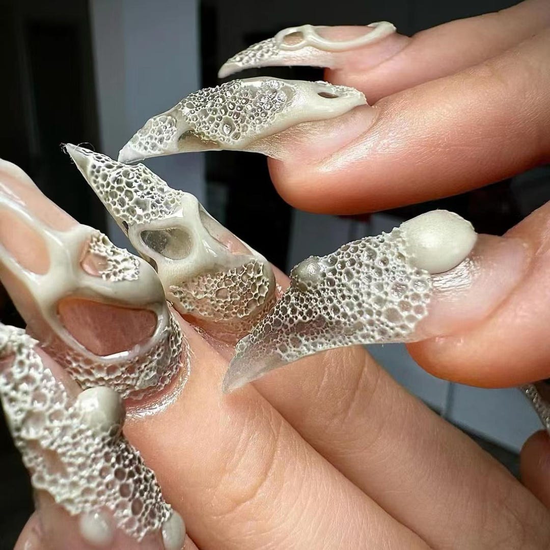 Cat Claw Press on Nails Werewolf Nails Werewolf Nails Fox Nails Raptor ...