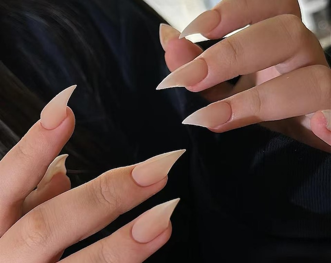 Dragon Claw Press on Nails, Elegant Acrylic Sharp Nails - Etsy Canada