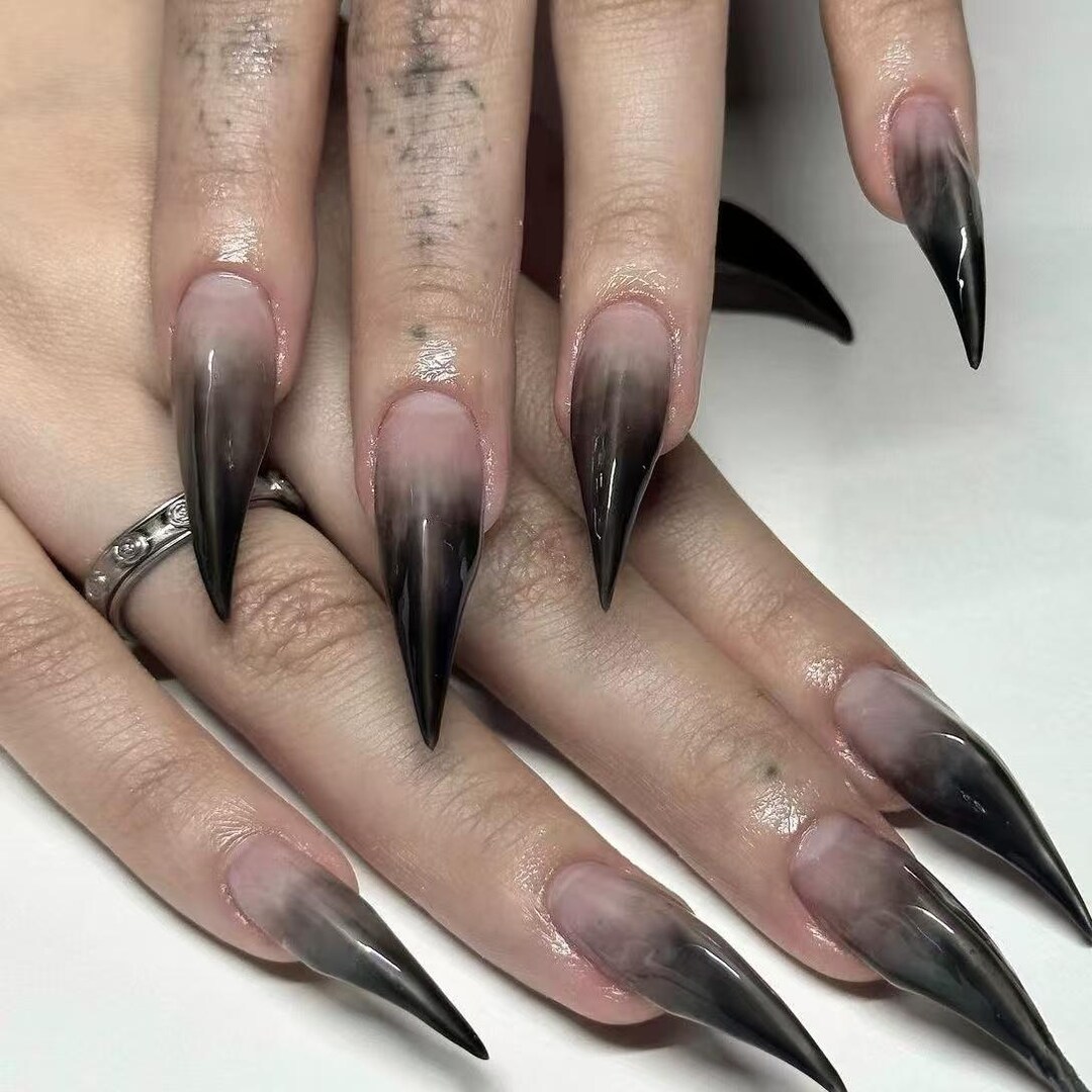 Westempress | Dark Night,claw Press on Nails Claws Nails Talon Nails ...