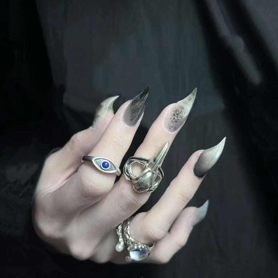 Claw Nails Talon Nails Claw Press on Nails Vampire Nails Anime Nails ...