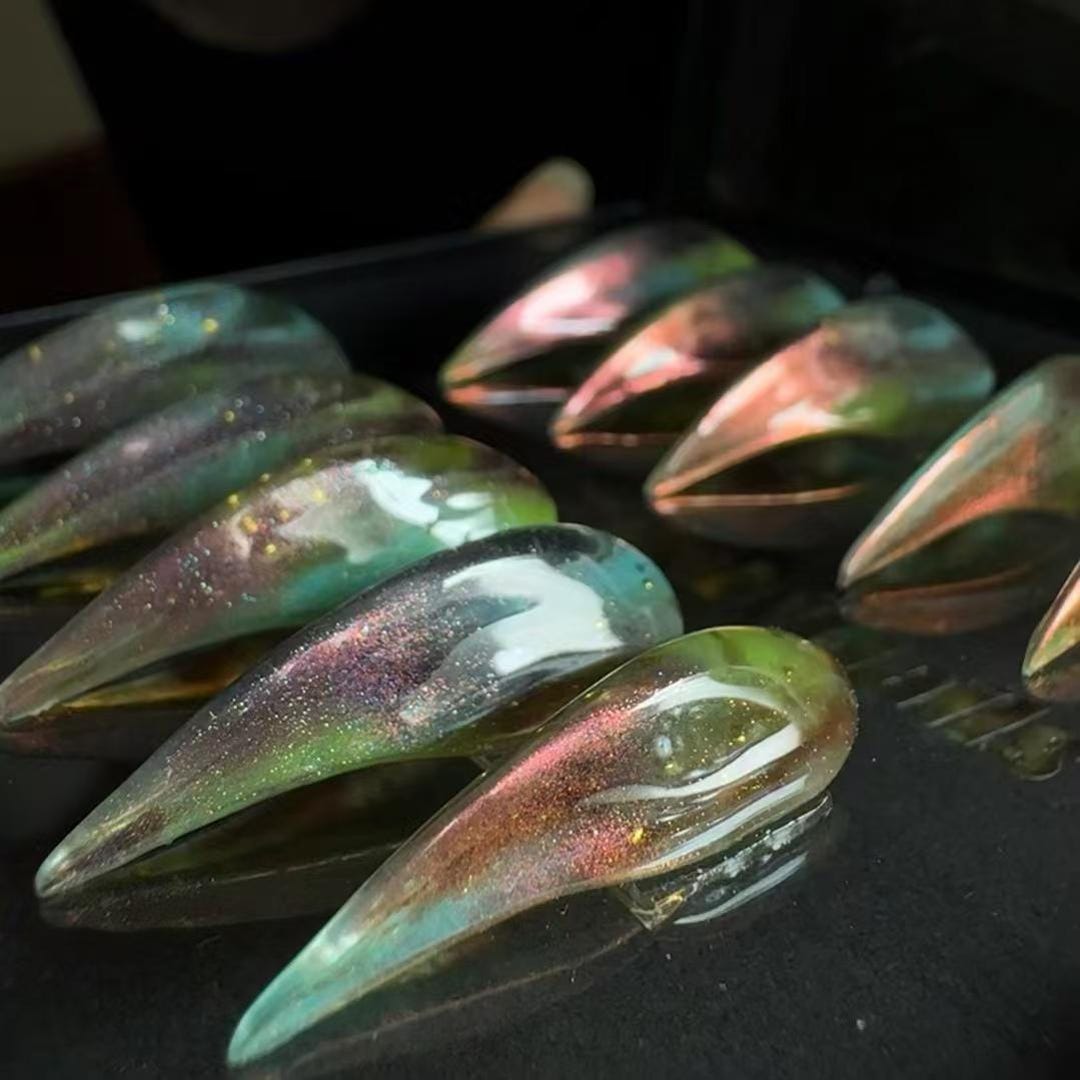 Talon Nails Demon Nails Claw Press on Nails Sharp Nails Dragon Nails ...