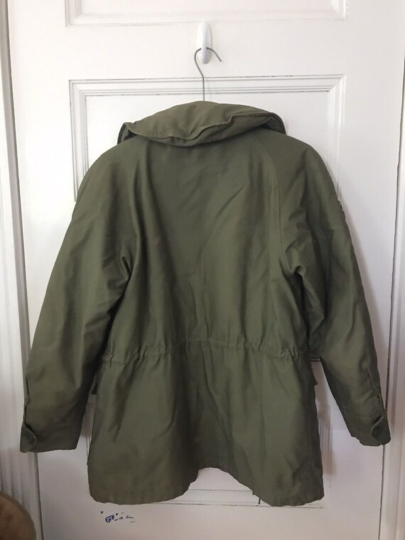 US Air Force Military Field Jacket Green Lined Cotton… - Gem