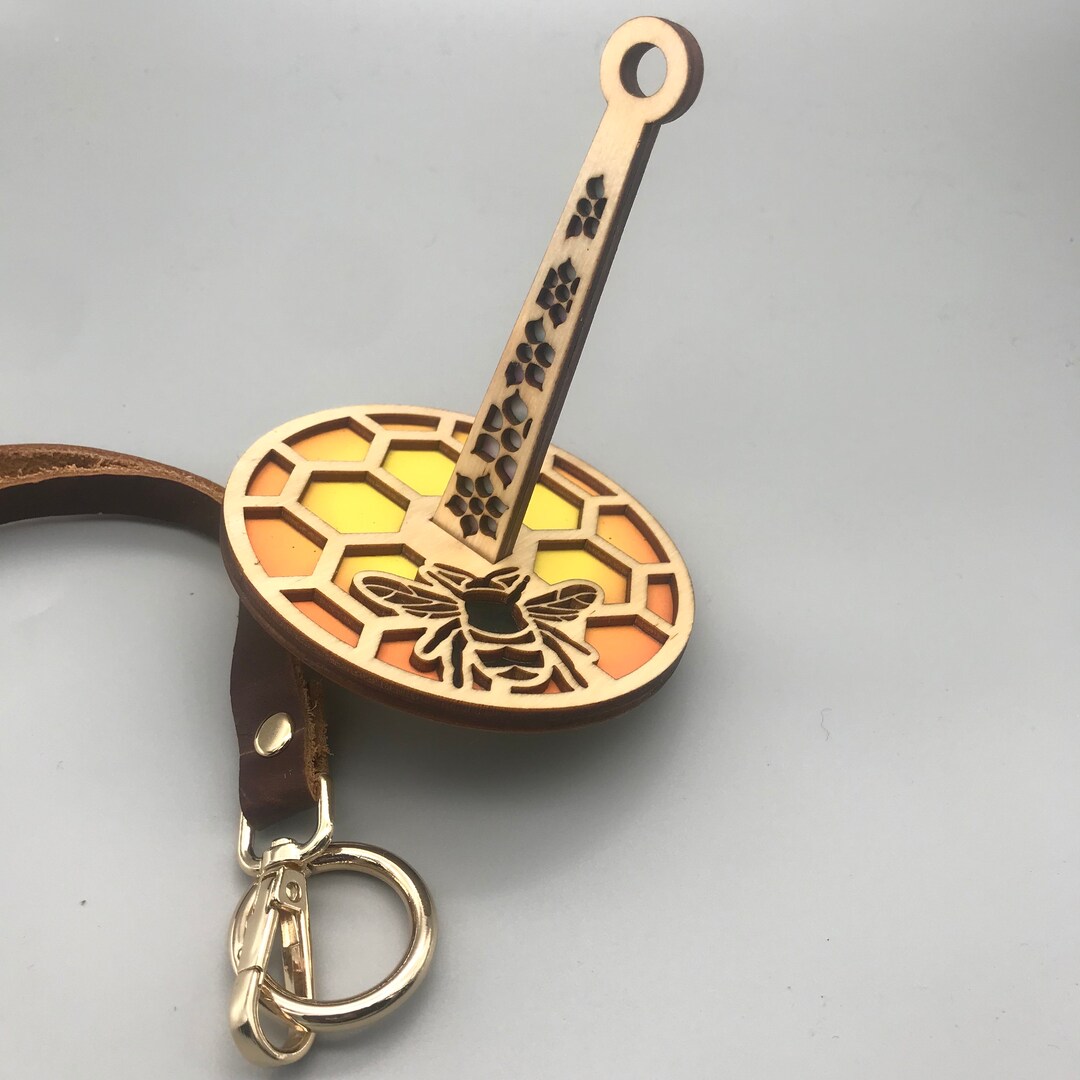 Honeybee Lemonwood Mini Yarn Minder Portable Wrist Yarn Holder Gift for ...