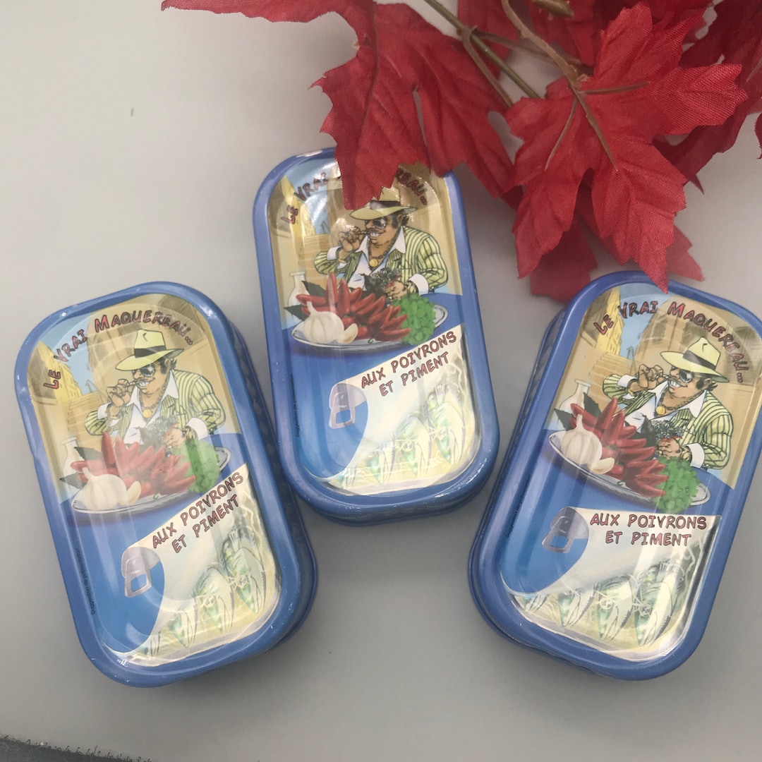 Decorative Sardine, Mackerel, Fish Tins for Crafts, Home Decor Set of 3 ...