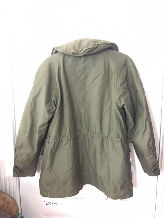 US Air Force Military Field Jacket Green Lined Cotton… - Gem