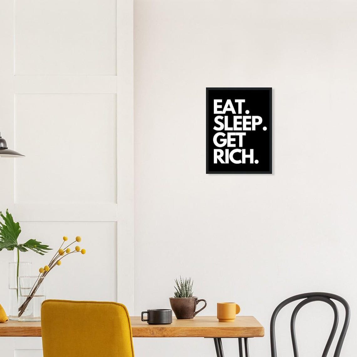 Motivational Poster Made of Semi-matte Paper With Wooden Frame 30 X 40 ...