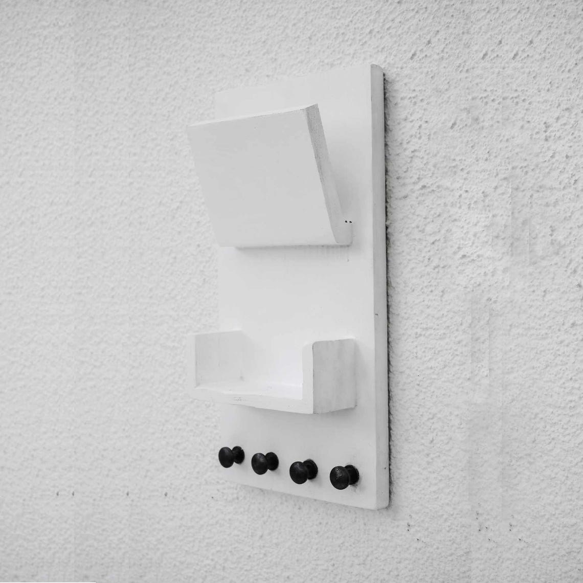 Clavis White Key Holder, Modern Mail Organizer, Home Decor, Key Hook ...