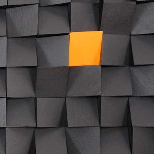 Wood Wall Art "spacelight" - Wall Sculpture, Mosaic Art, Custom Size ...