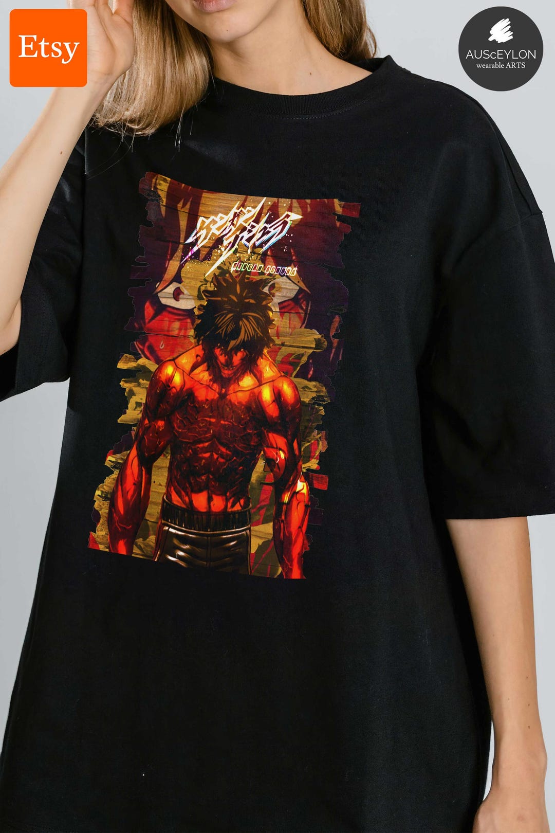 Ohma Tokita Kengan Ashura Martial Art Fighting Anime Geek Fan T-shirt ...