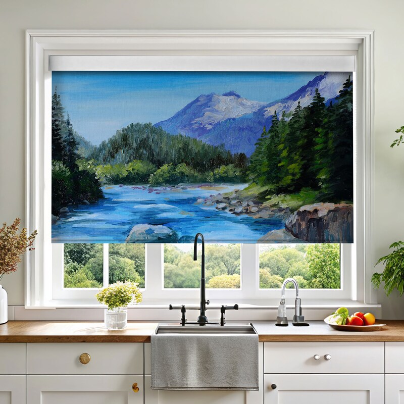 Nature Window Curtains - Etsy