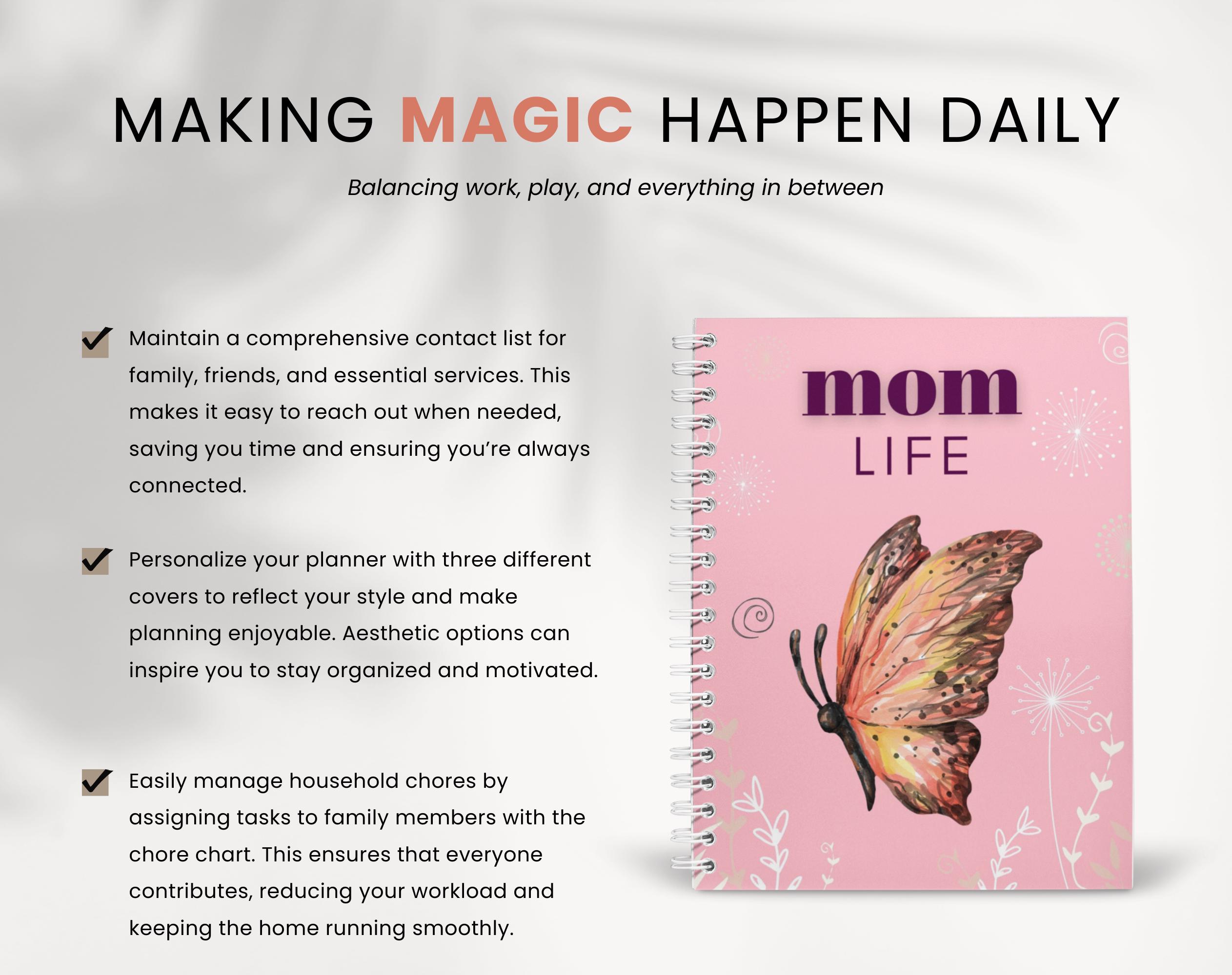 Mom Digital Planner | Busy Mom Planner | Planner for Moms | Mom Planner ...