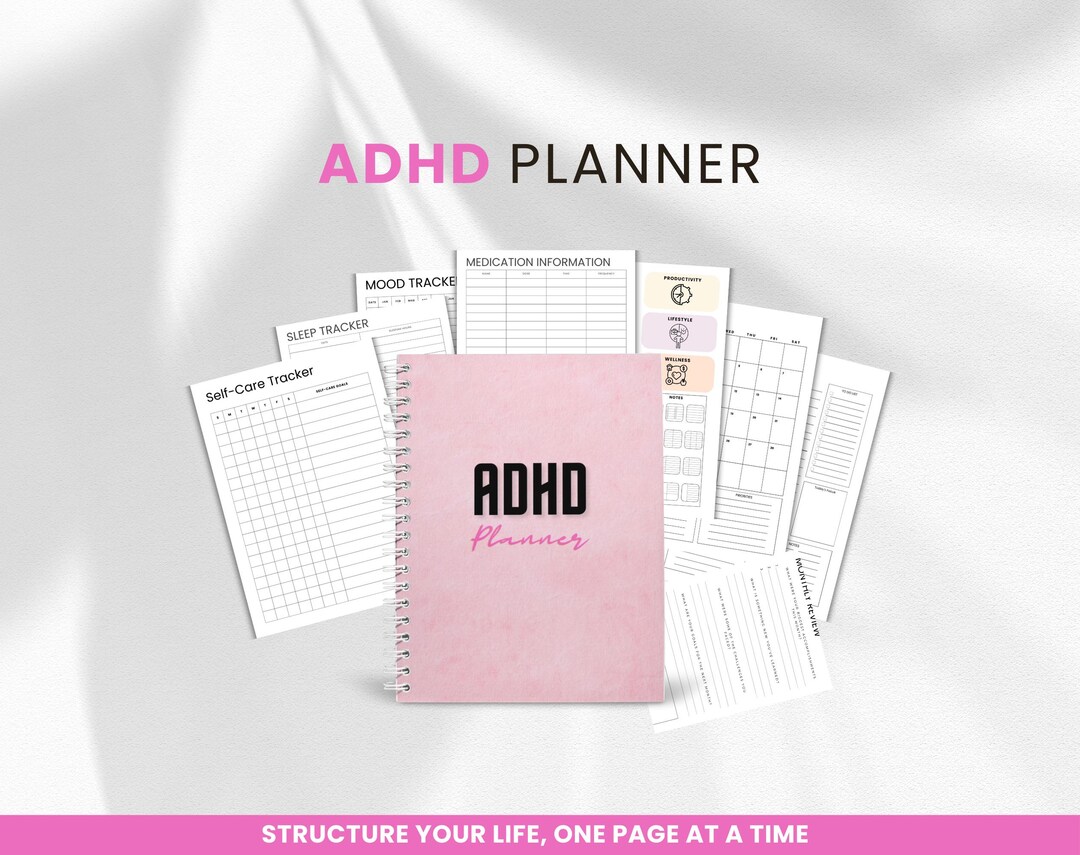 ADHD Planner Printable | Adhd Planner | Adhd Weekly Planner | Digital ...