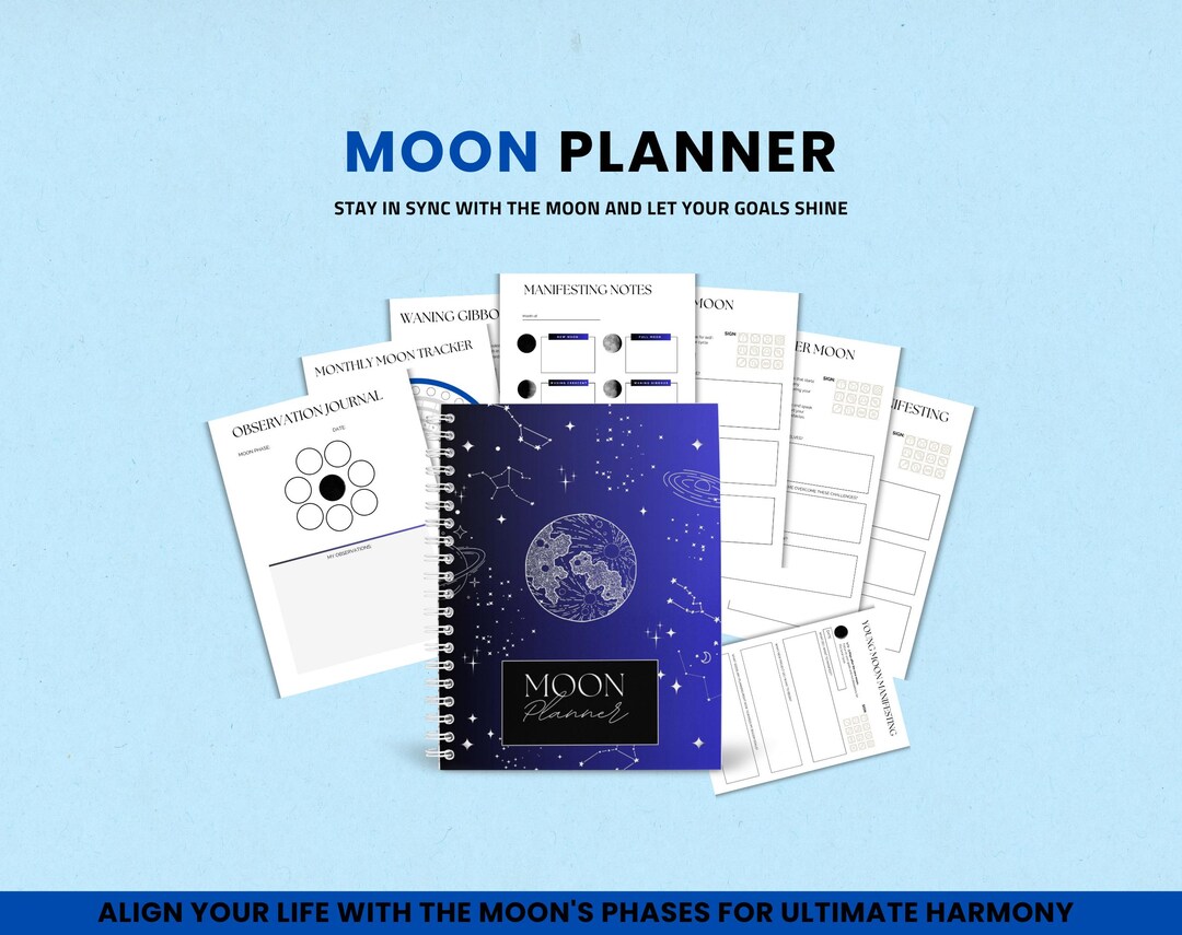 Moon Journal | New Moon Journal | Printable Moon Journal | Moon ...
