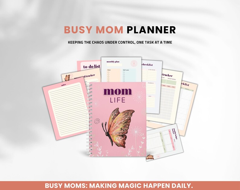 Mom Digital Planner | Busy Mom Planner | Planner for Moms | Mom Planner ...