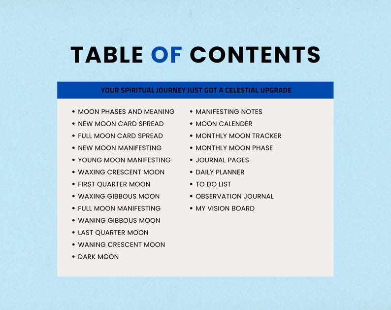 Moon Journal | New Moon Journal | Printable Moon Journal | Moon ...