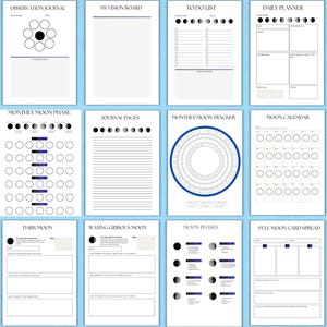 Moon Journal | New Moon Journal | Printable Moon Journal | Moon ...