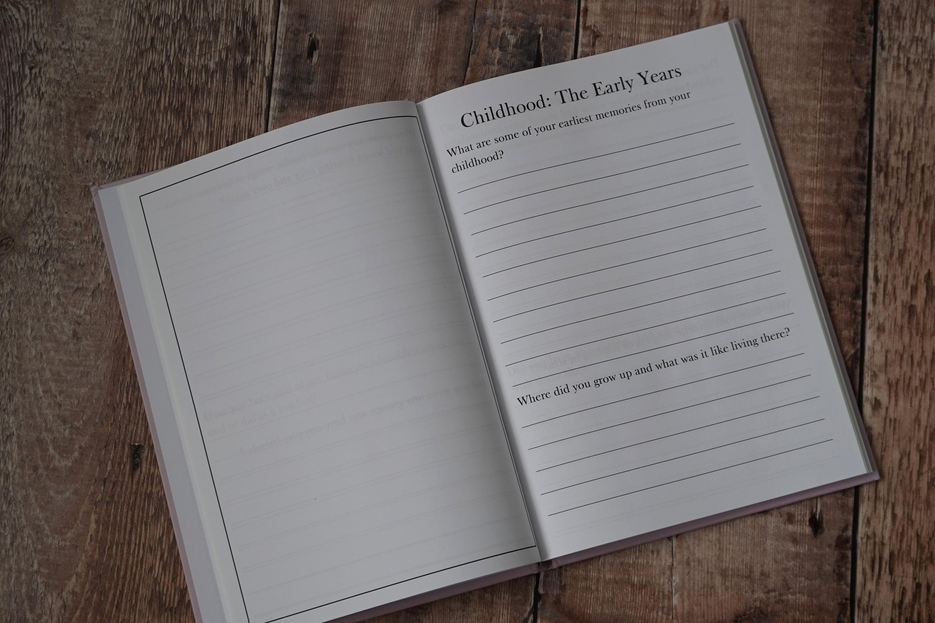 Mom, Tell Me Your Story Guided Journal, a Mother's Story Keepsake ...