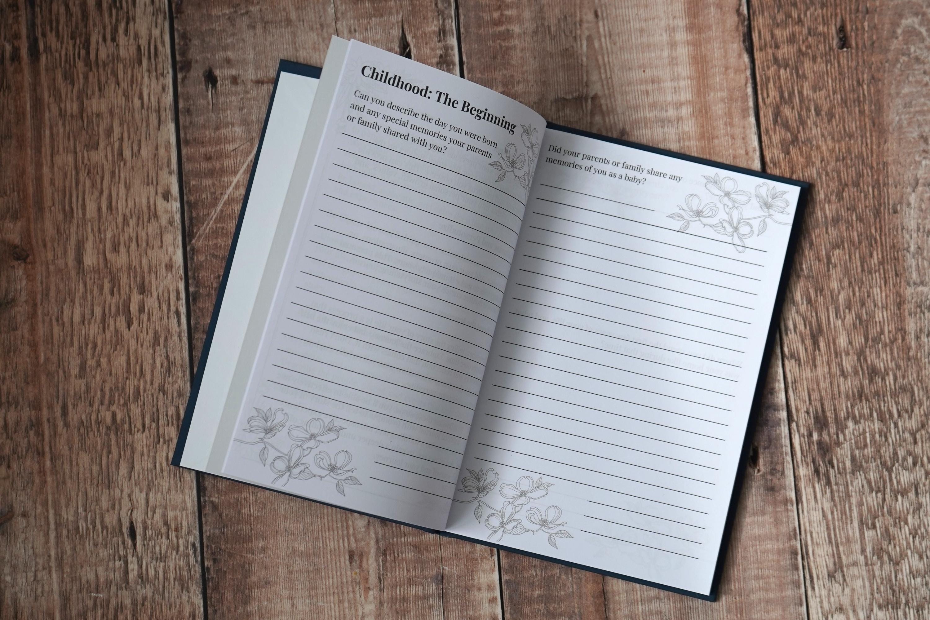 A Mother's Journey; Mom, Tell Me Your Story Guided Journal, a Mother's ...