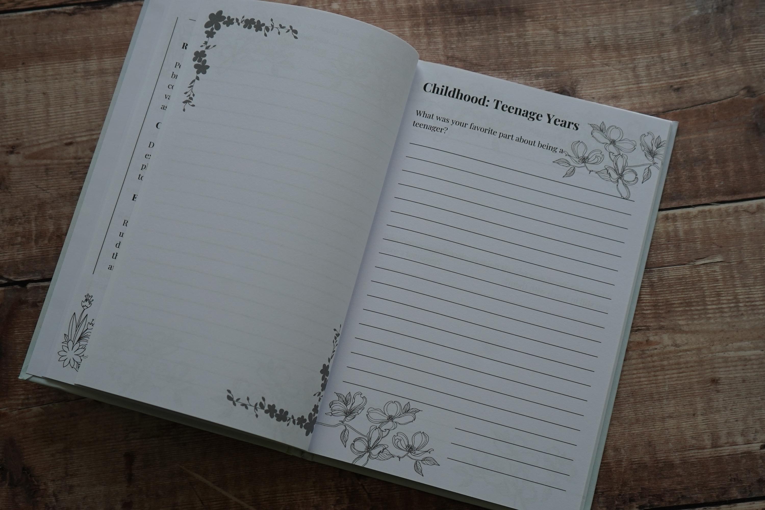 Dad, Tell Me Your Story Guided Journal, a Father's Story Keepsake ...
