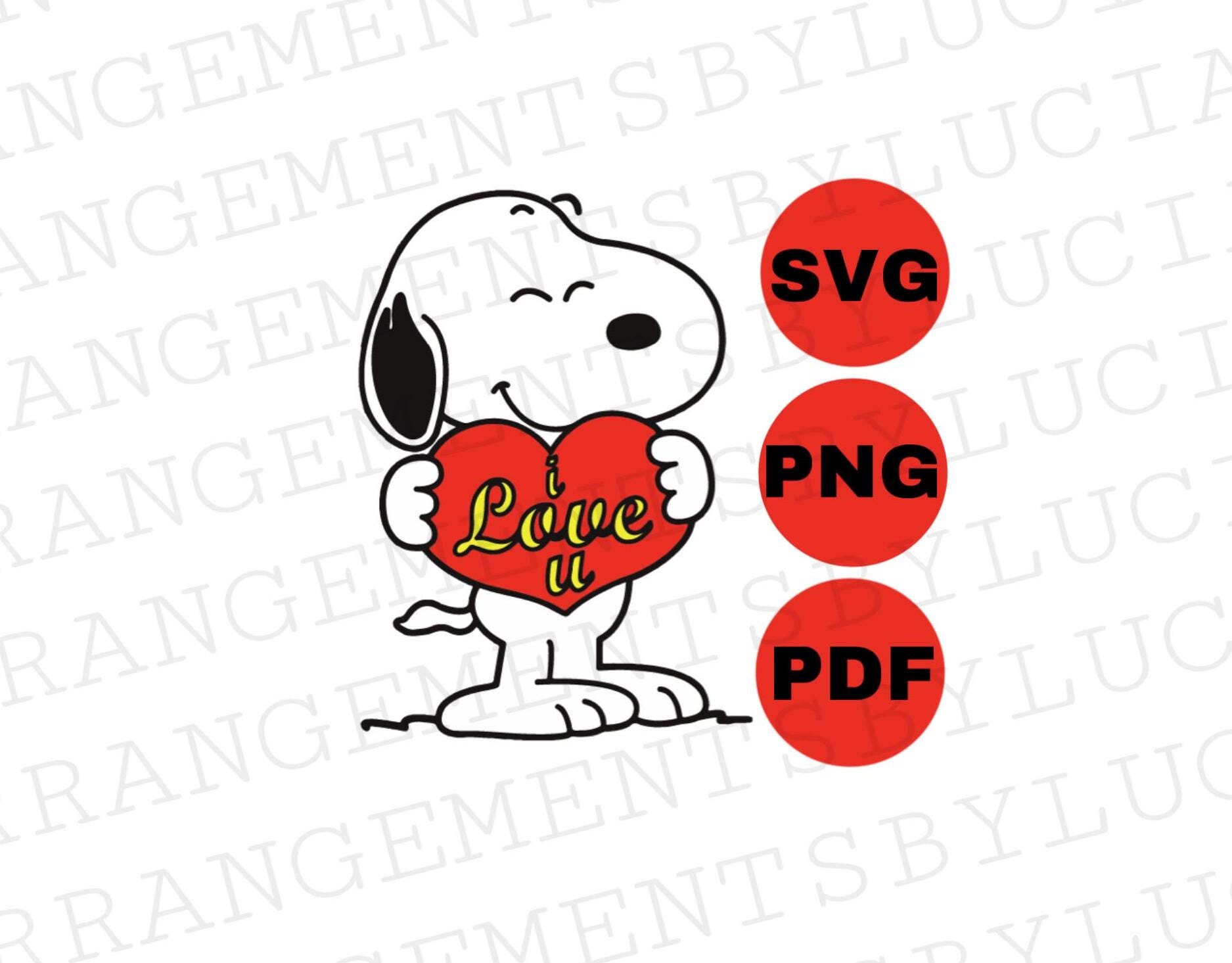 Snoopy Svg Cricut, Digital File Instant Download Snoopy SVG, Snoopy PNG ...