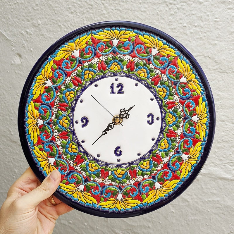 Plate Wall Clock - Etsy