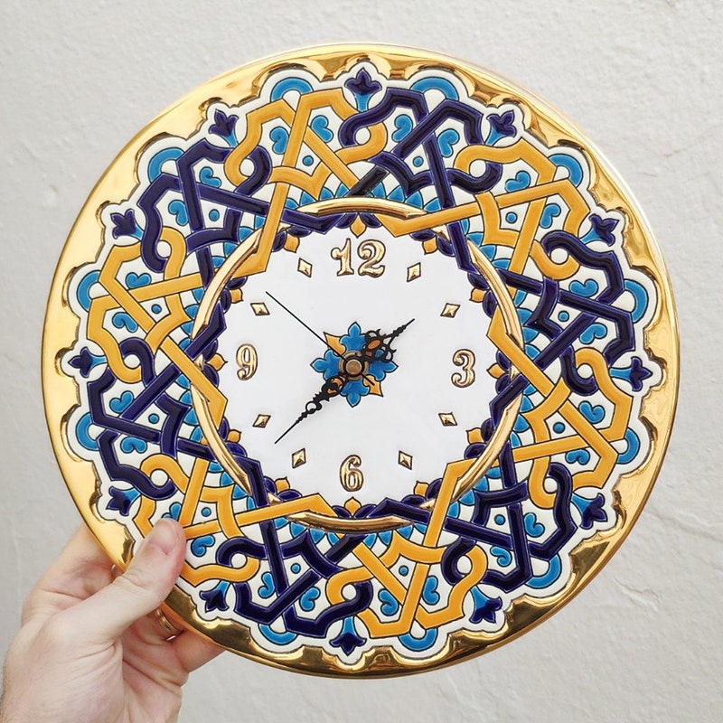 Ceramic Clock - Etsy