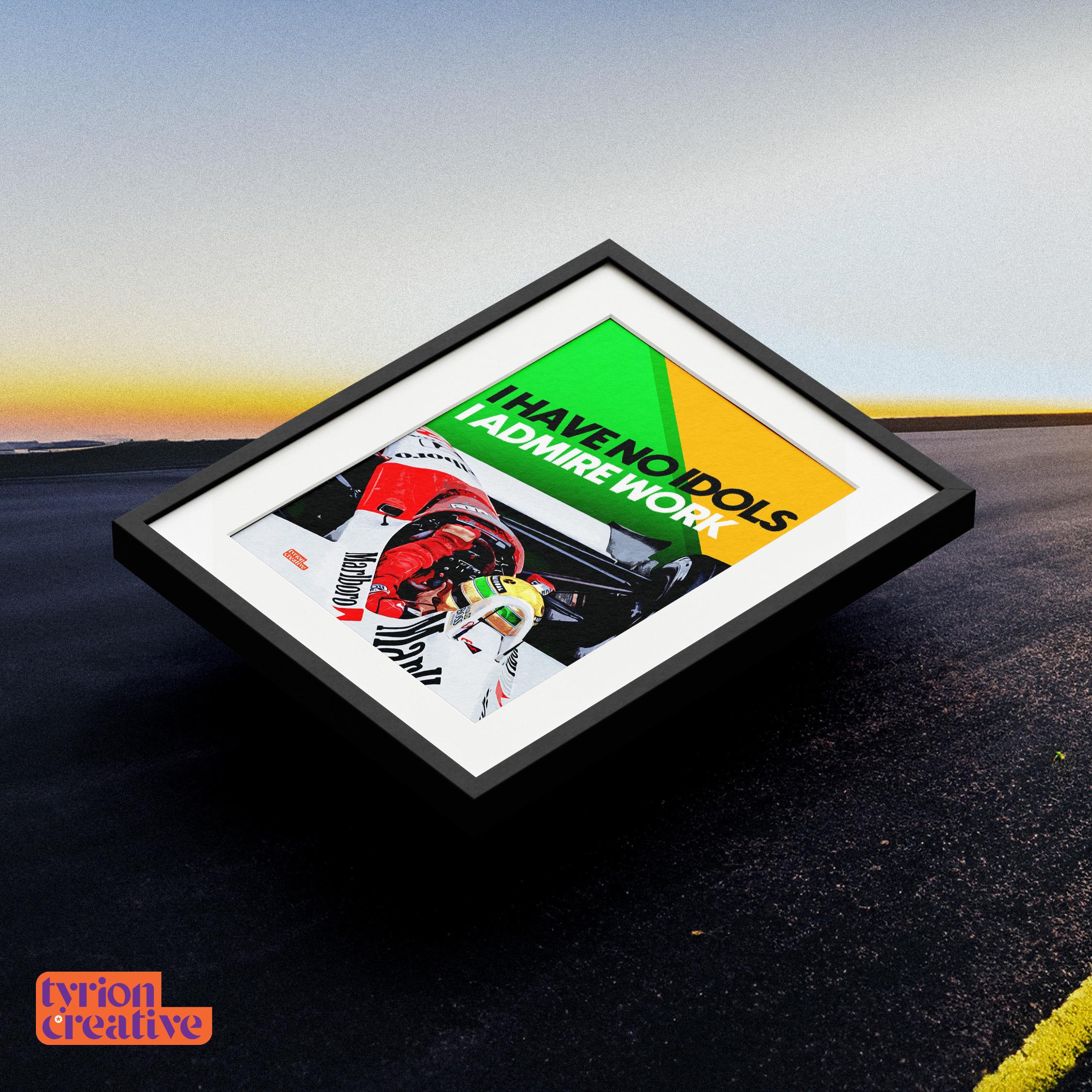 Ayrton Senna, Formula 1 Poster, Formula 1 Legends, Formula 1 Gifts ...