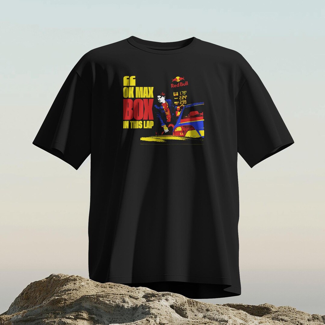 Max Verstappen Pit Stop Meme T-shirt Red Bull Racing Pit Stop Humor ...