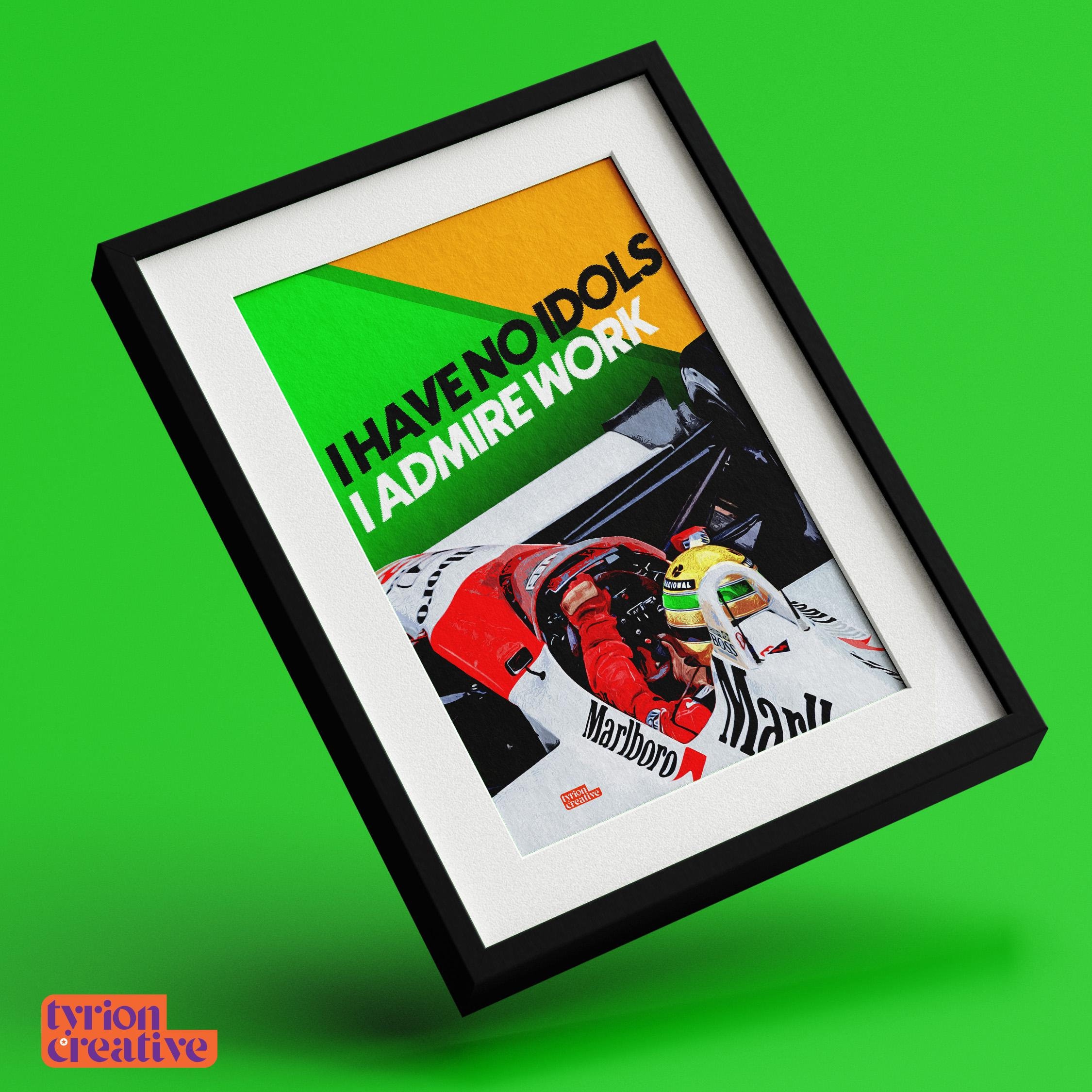 Ayrton Senna, Formula 1 Poster, Formula 1 Legends, Formula 1 Gifts ...
