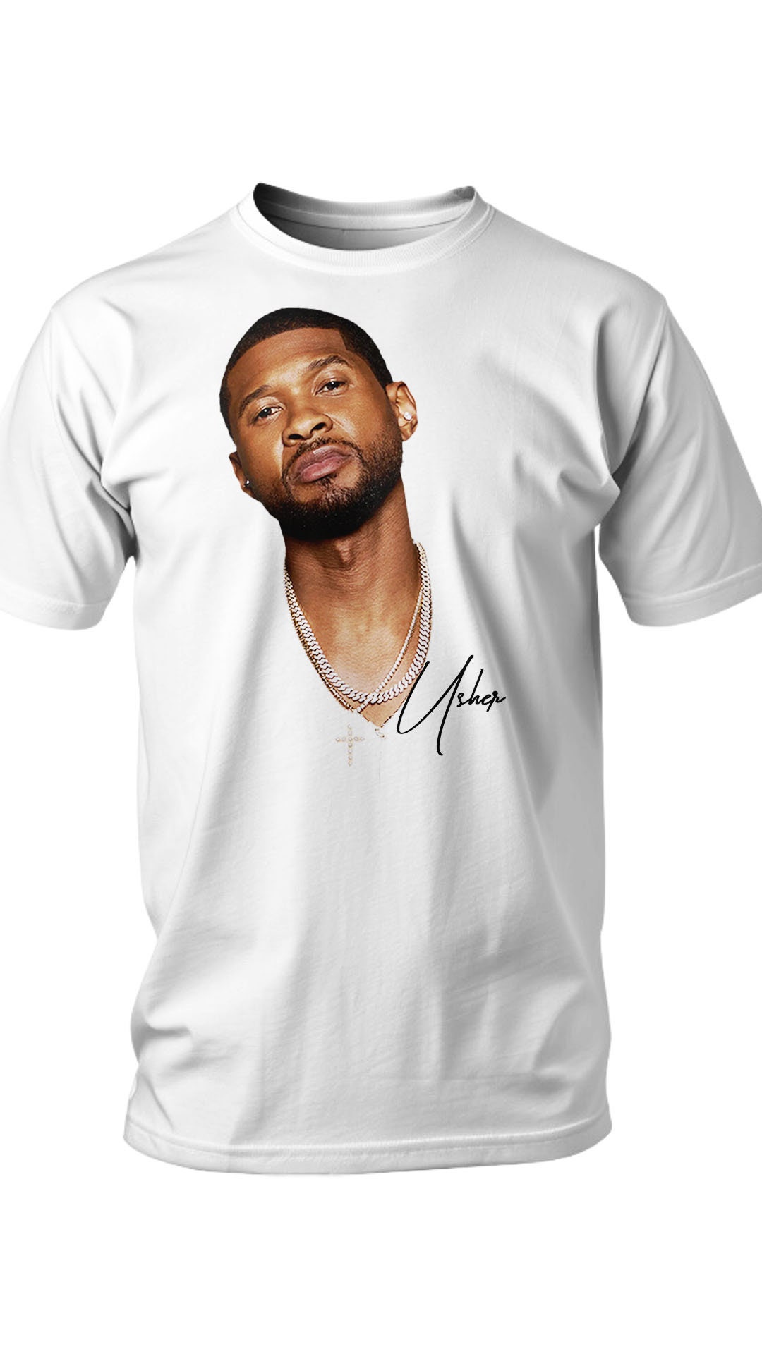 Usher Big Face Graphic Print (for Light Color Prints) - Etsy
