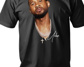 Usher Big Face Graphic Print for Light Color Prints - Etsy